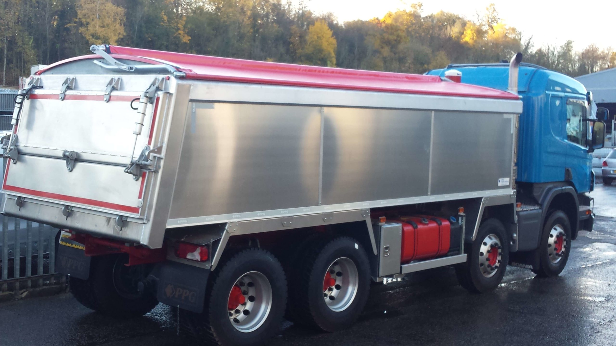 Tipper Sheeting Systems - Tarp Covers | Transcover